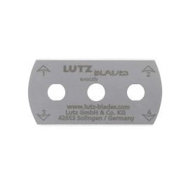 Lutz® Round End Carbon Steel Three Hole Blade, 100/Box