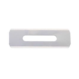 Round-End Stainless-Steel Slotted Razor Blade| 0.015-Inch, 100/Box