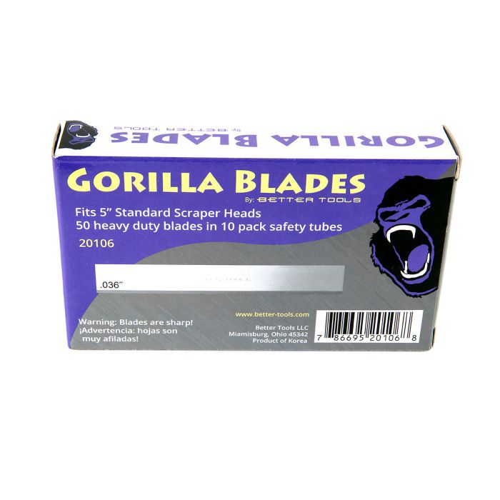 Premium 5 Inch Scraper Blade, 50/Multipack